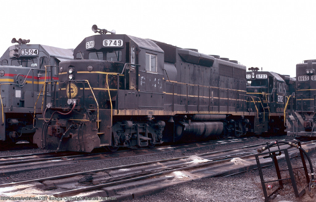 Seaboard System GP40 #6749 in the Boyles Yard Service Center
